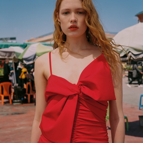 Zara | Dresses | Zara Bow Dress | Poshmark